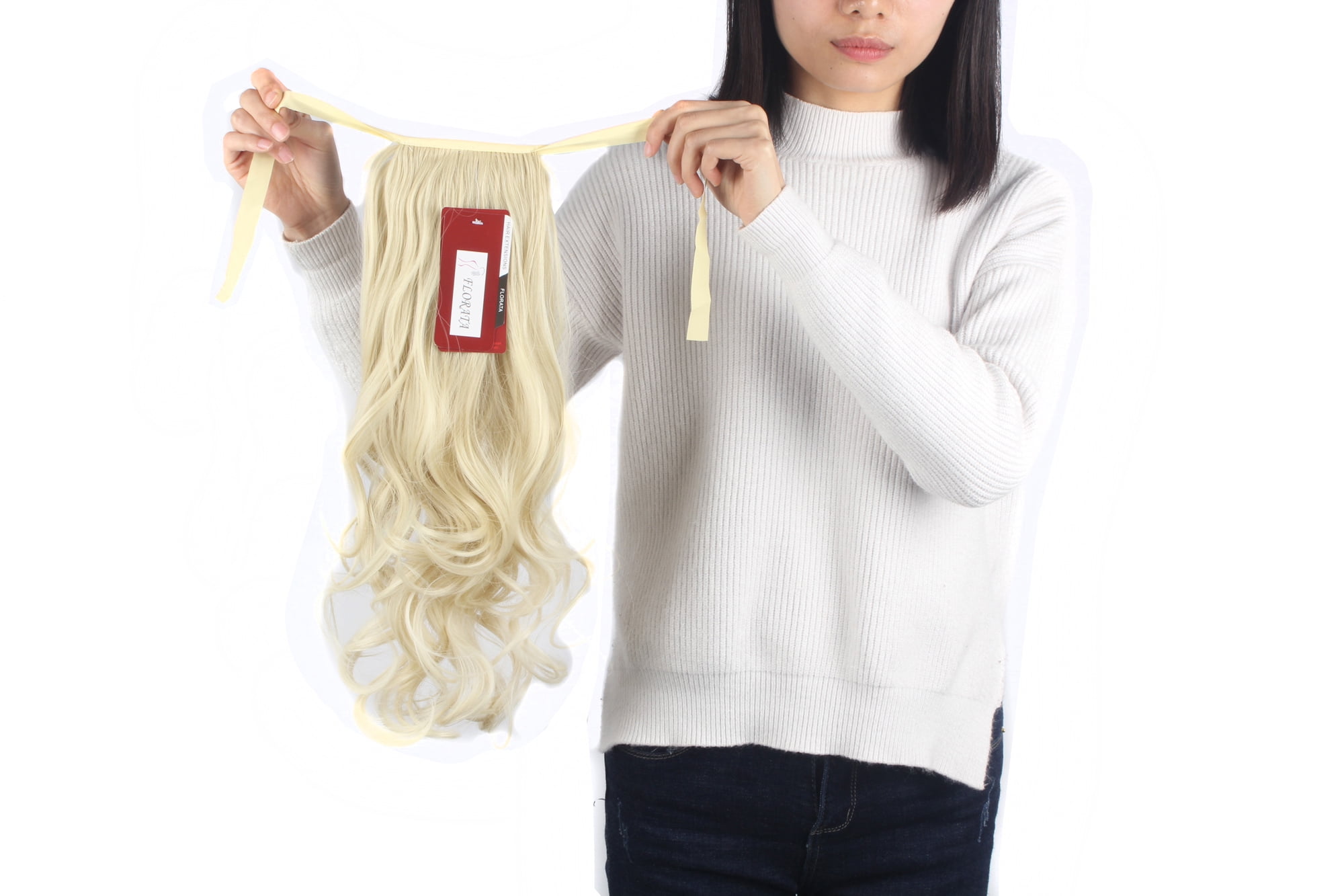 LELINTA Women 18" Wave Binding Tie up Ponytail Pony Tail Hair ...