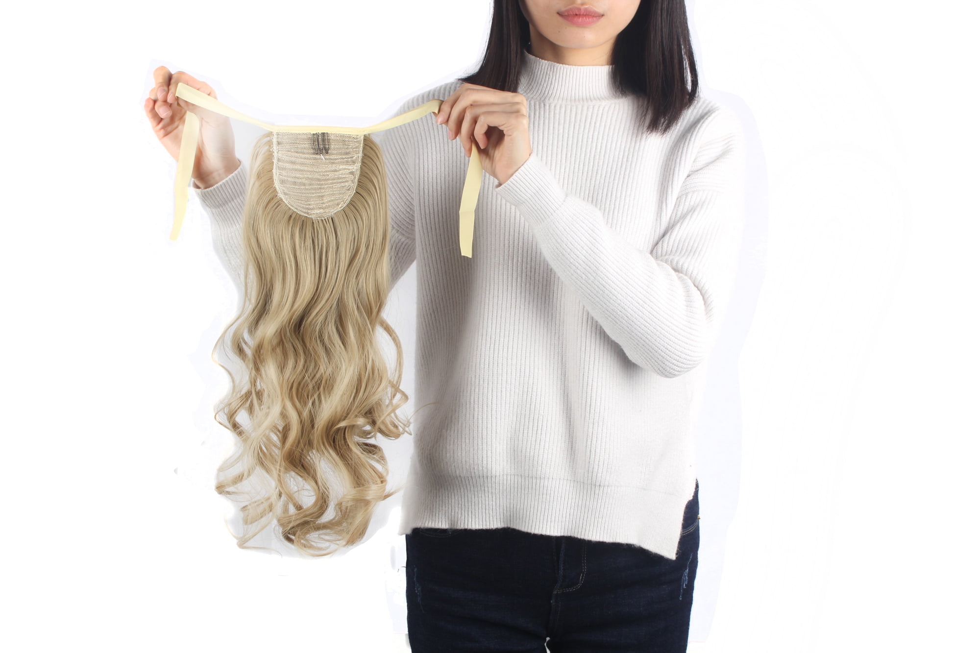 LELINTA Women 18" Wave Binding Tie up Ponytail Pony Tail Hair ...