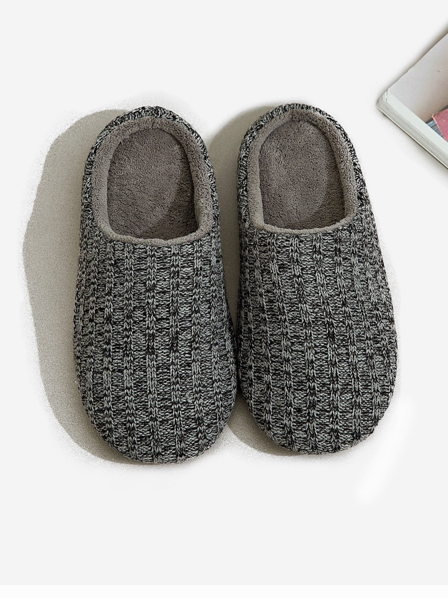 LELINTA Women House Shoes Slippers Comfort Knitted Cotton Slippers ...