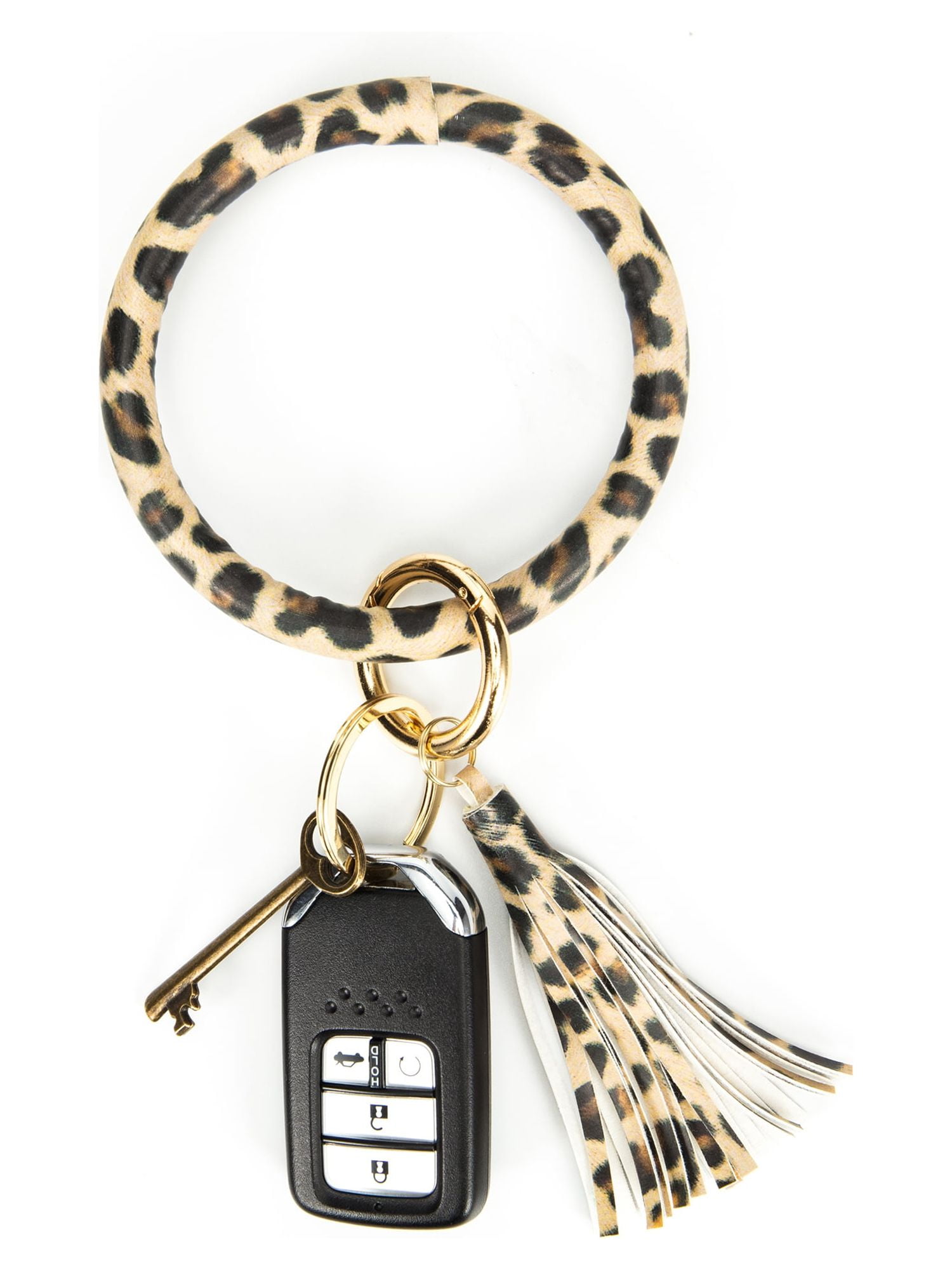 Lelinta Leather Lightweight Wristlet Keychain, Leopard - Walmart.com