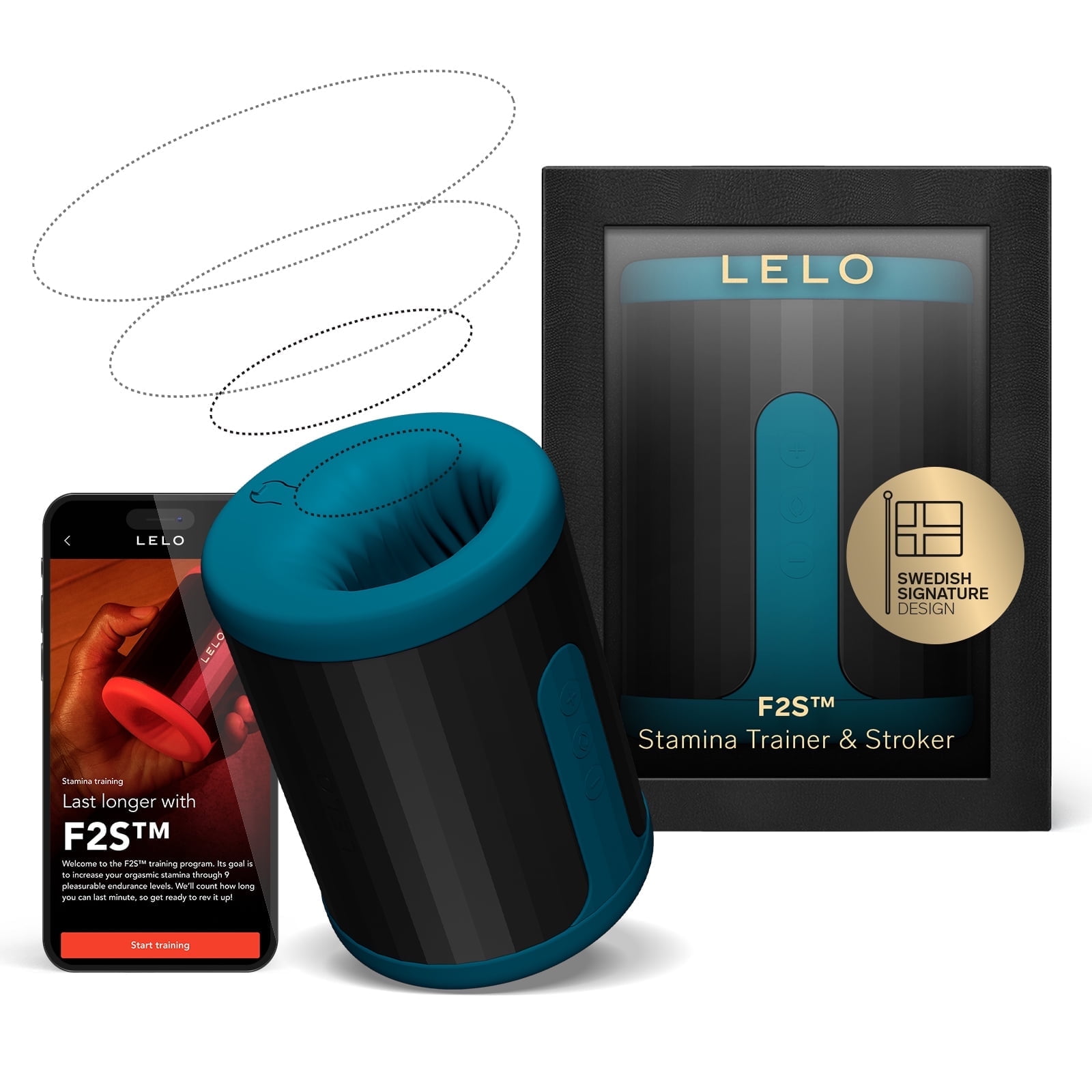 LELO F2S Stroker For Men And Stamina Trainer App Connected With 14 ...