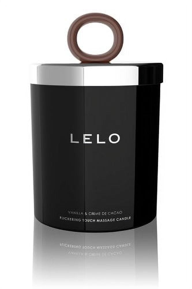 LELO Flickering Touch Massage Candle, Vanilla Cream De Cacao, 5.3 ...