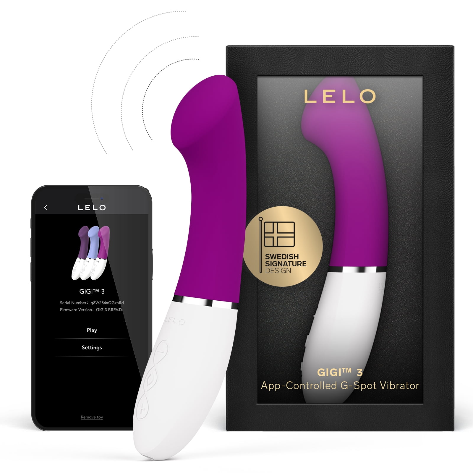 LELO GIGI 3 App-Controlled G-Spot Toy with 8 Pleasure Settings for Women, Deep Rose - Walmart.com