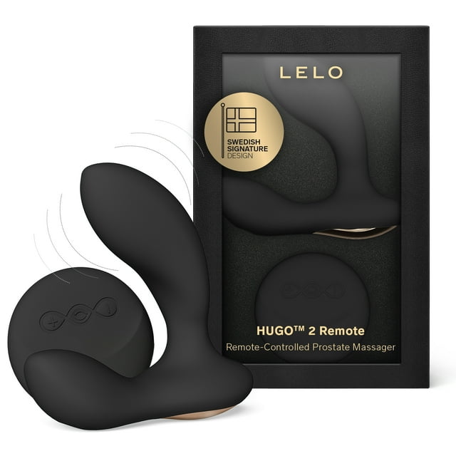 LELO HUGO 2 Remote Prostate Massager 8 Settings with Wireless Remote for Men, Black - Walmart.com