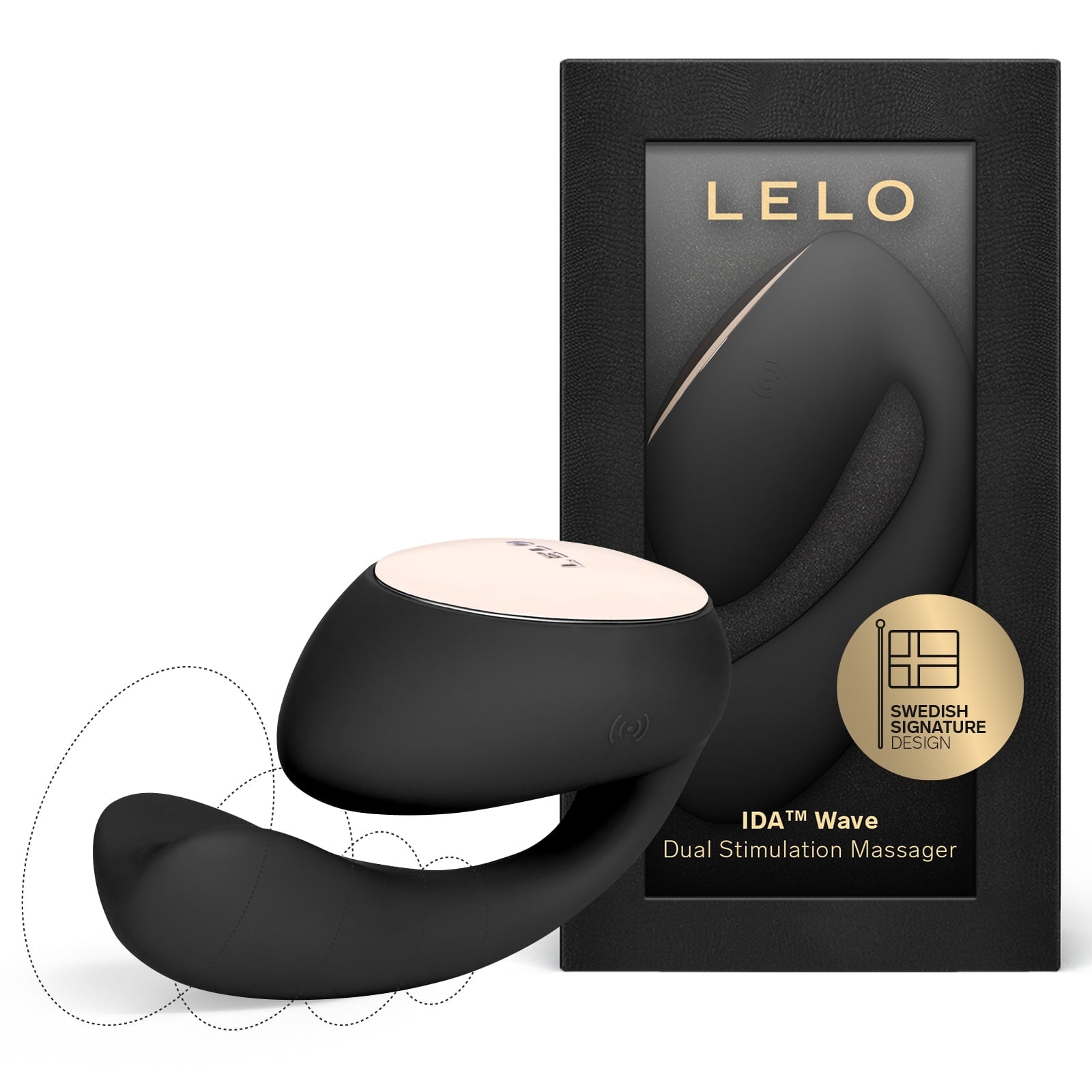 LELO IDA Wave G Spot Vibrator Dual App Controlled Dual Vibrator for Women, Black - Walmart.com