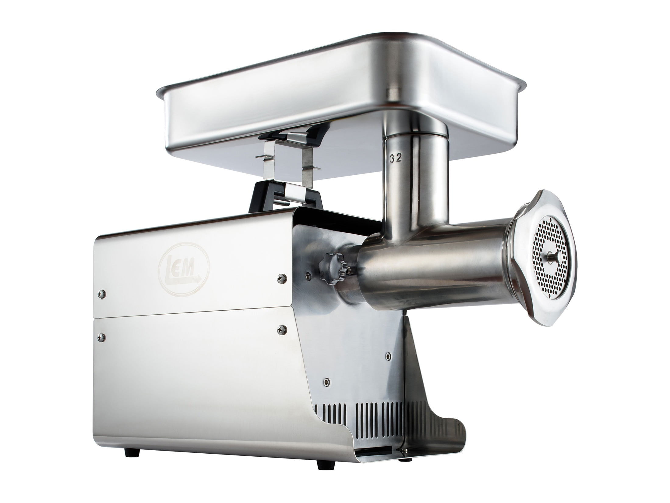 LEM Products Heavy Duty Big Bite #32 1.5HP Stainless Steel Electric ...