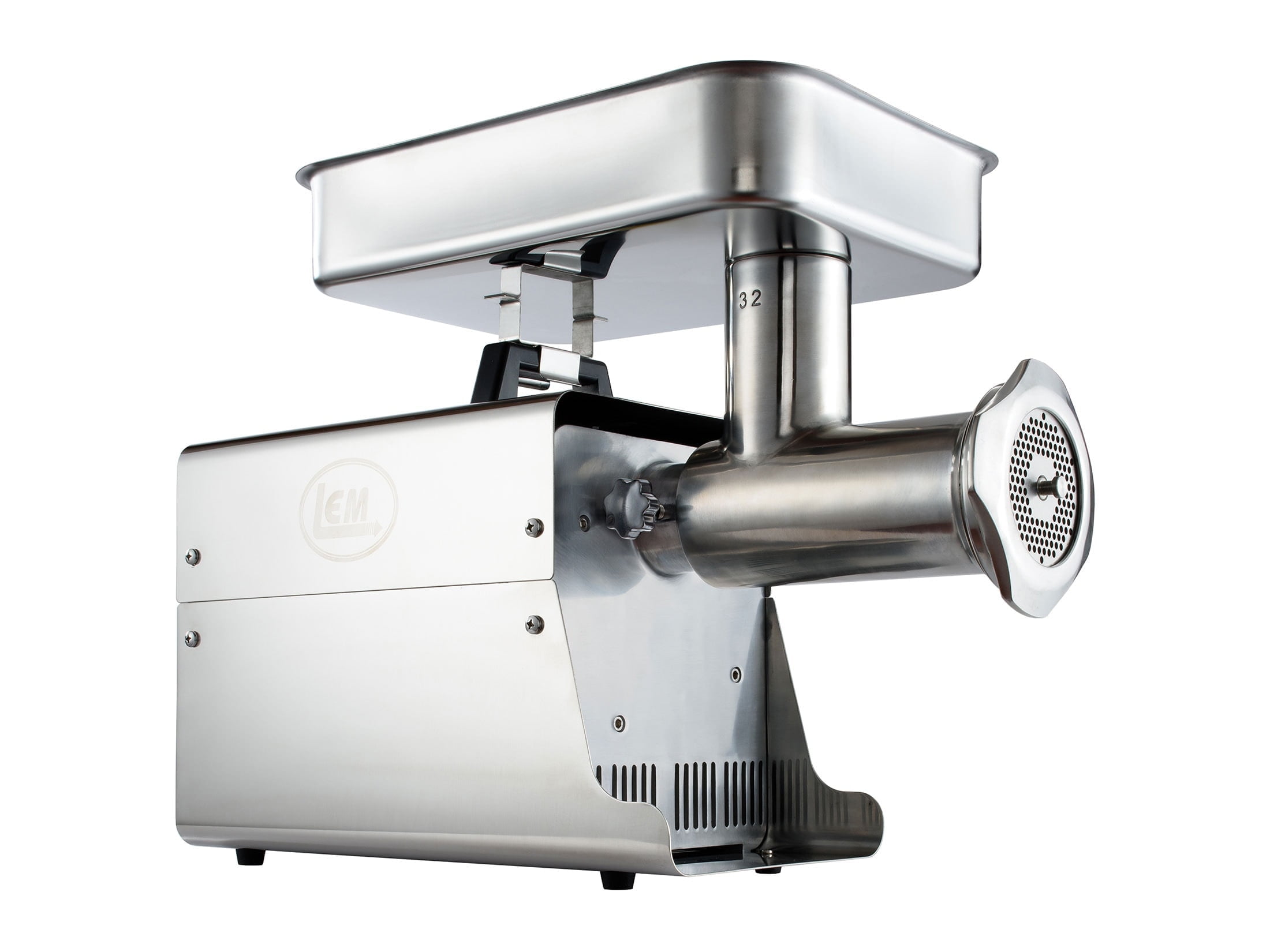 LEM Products Heavy Duty Big Bite #32 1.5HP Stainless Steel Electric ...