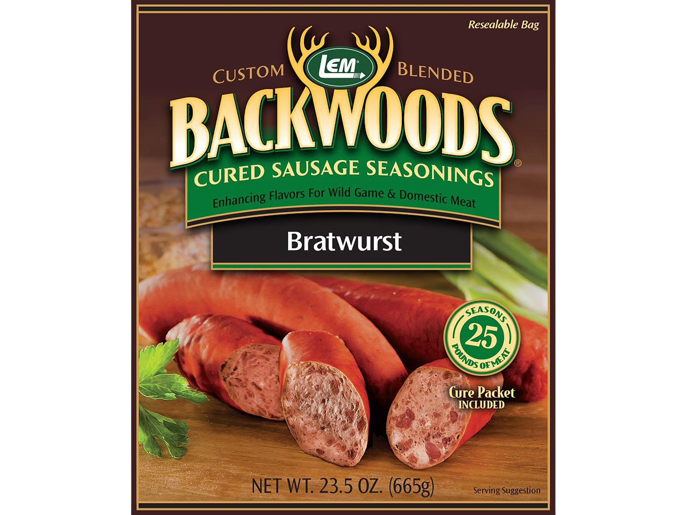 LEM Backwoods Bratwurst Seasoning for 25 lbs - Walmart.com