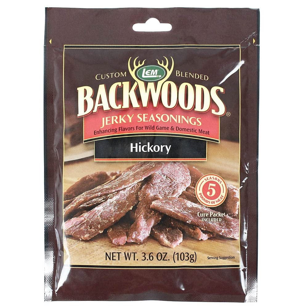 LEM Backwoods Hickory Jerky Seasoning, 3.6oz 103g - Walmart.com
