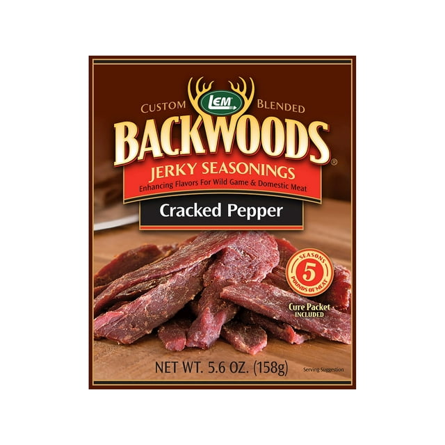 LEM Backwoods Jerky Seasoning, Cracked Pepper - Walmart.com