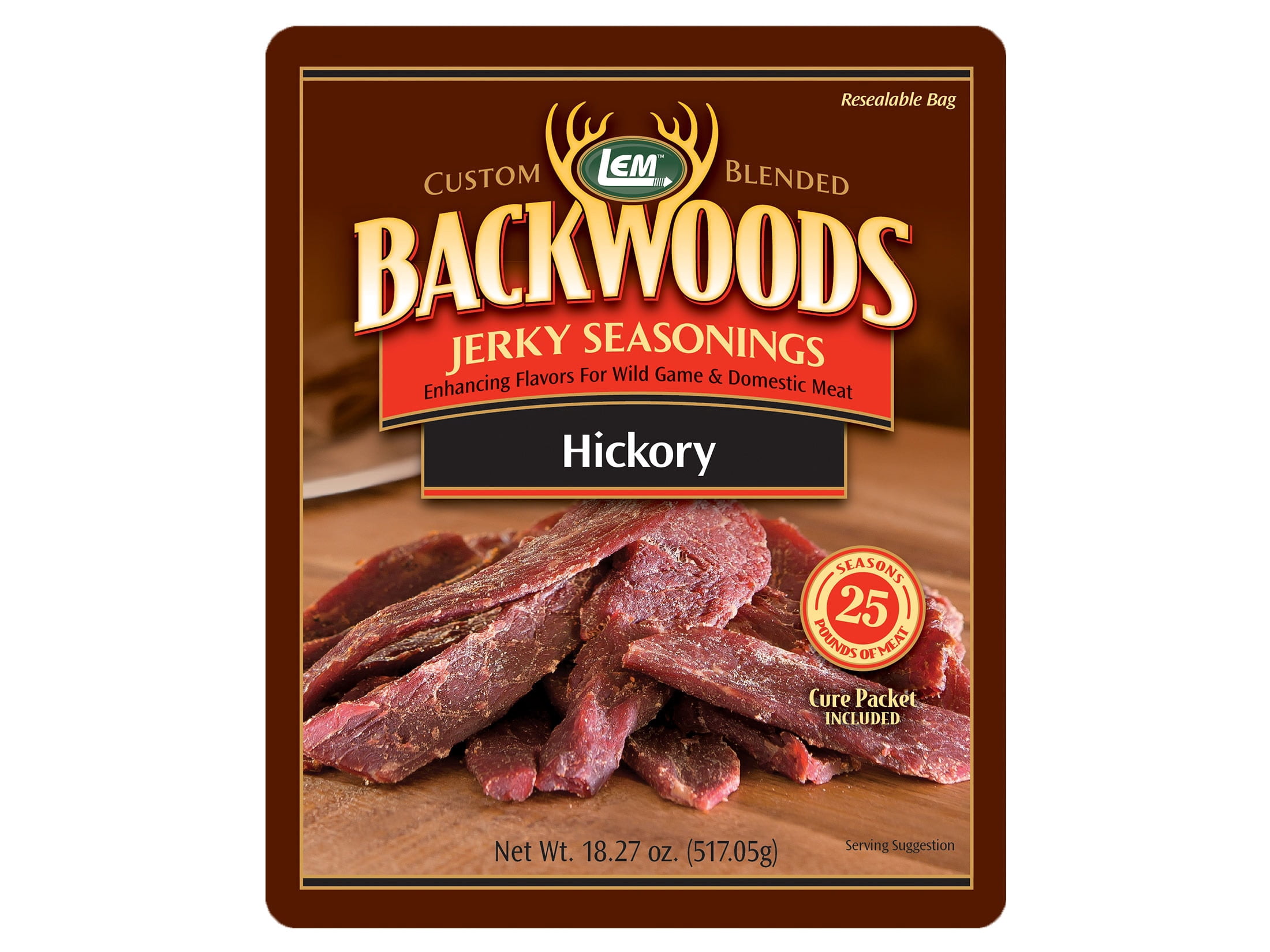 LEM Backwoods Jerky Seasoning, Hickory - Walmart.com