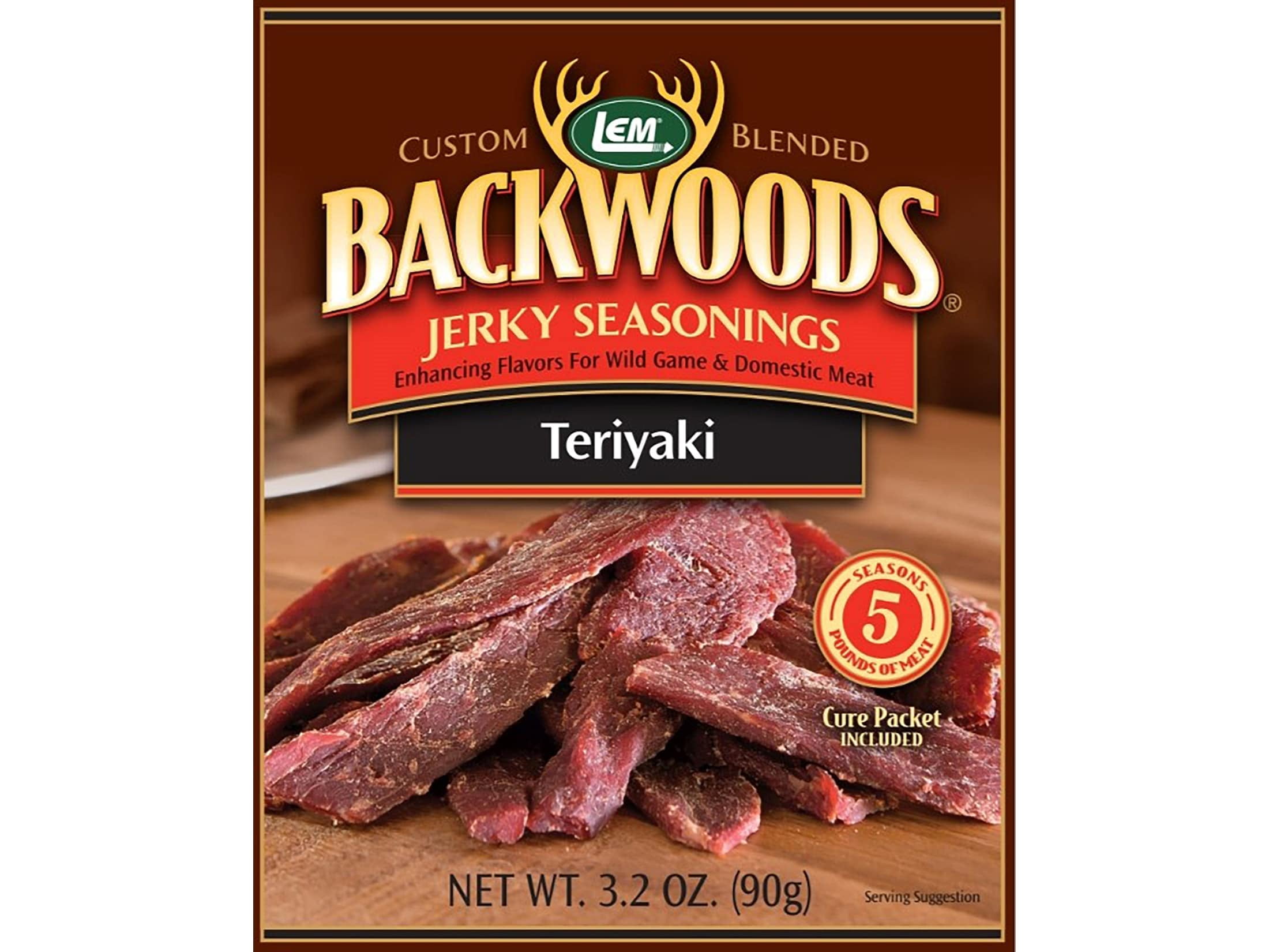 LEM Backwoods Cure Jerky Seasoning, Teriyaki Flavor - Walmart.com