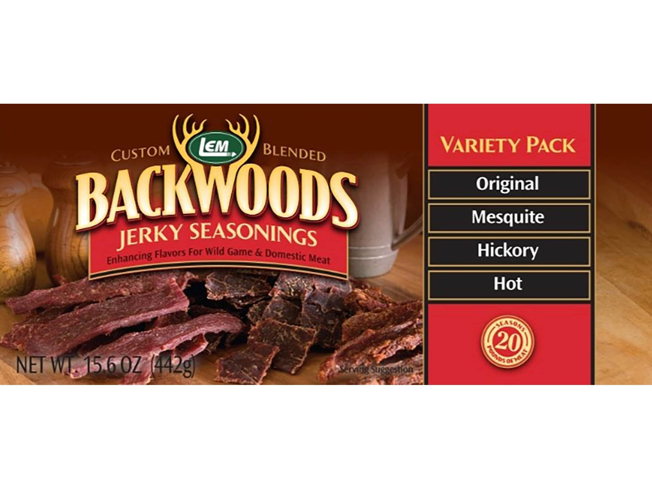 LEM Backwoods Jerky Seasoning Variety Pack #1 for 20 lbs - Walmart.com