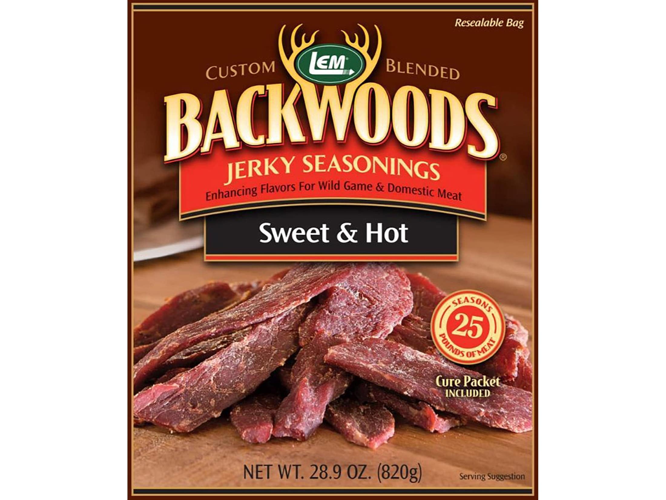 LEM Backwoods Sweet & Hot Jerky Seasoning for 25 lbs - Walmart.com