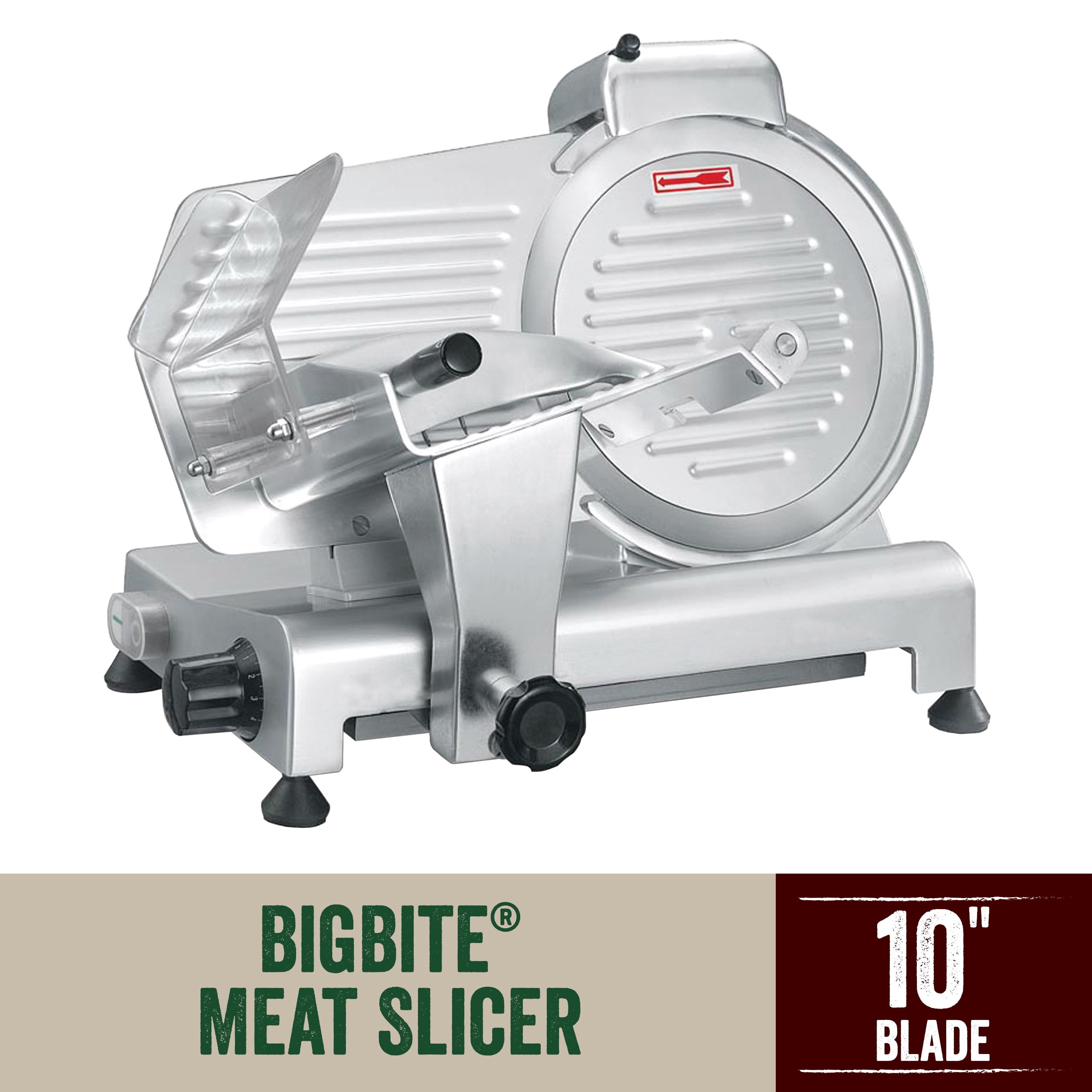 LEM, Commercial Meat Slicer, 10" BigBite, Deli Precision Cuts - Walmart.com