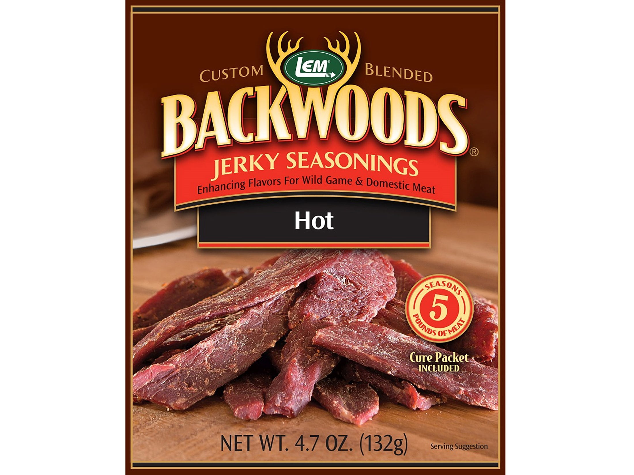 LEM Backwoods Hot Jerky Seasoning for 5 lbs - Walmart.com
