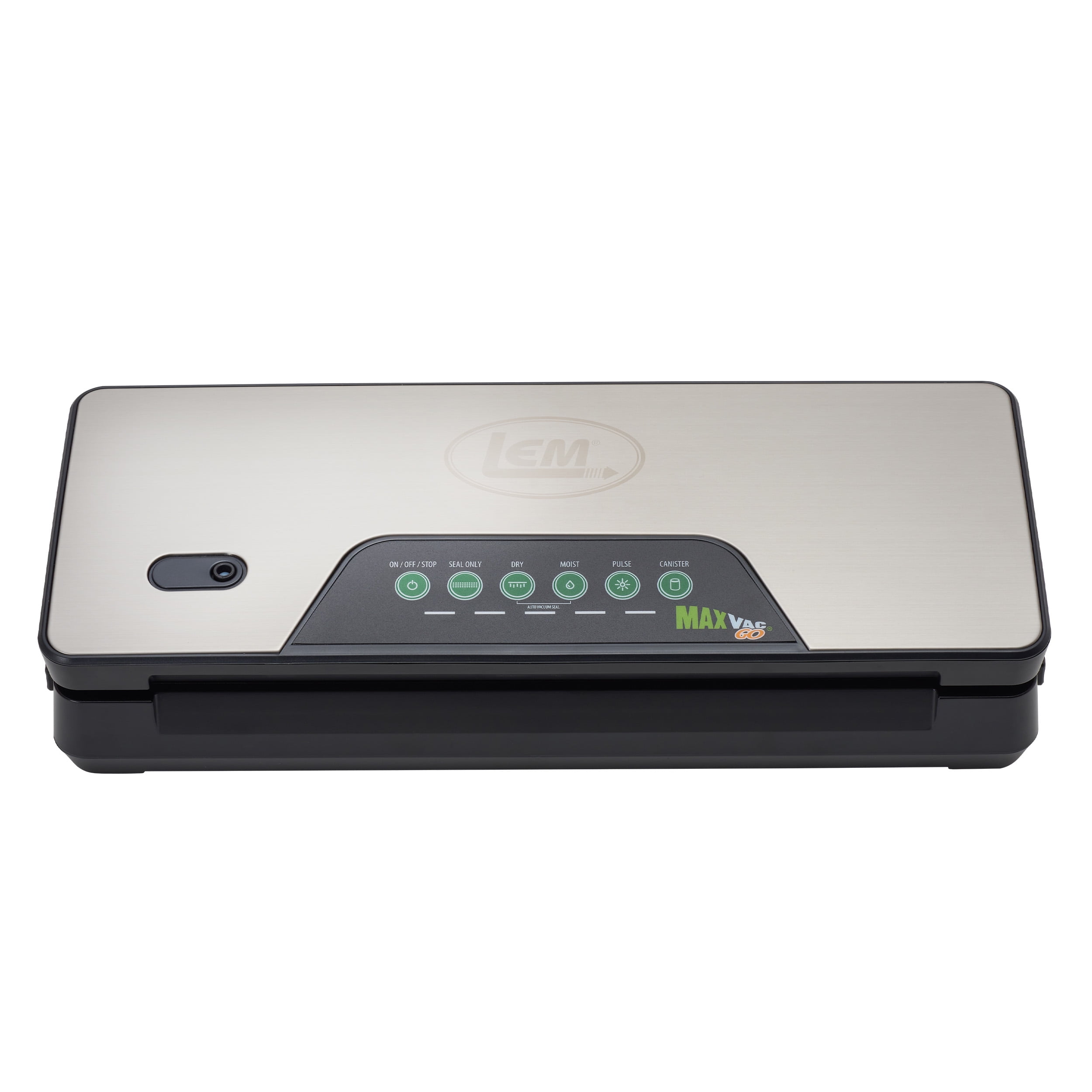 LEM MaxVacGo Cordless Vacuum Sealer, with Integrated Roll Holder and ...