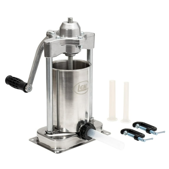 LEM MightyBite 5 lb. Sausage Stuffer - Stainless Steel, Gear-Driven ...