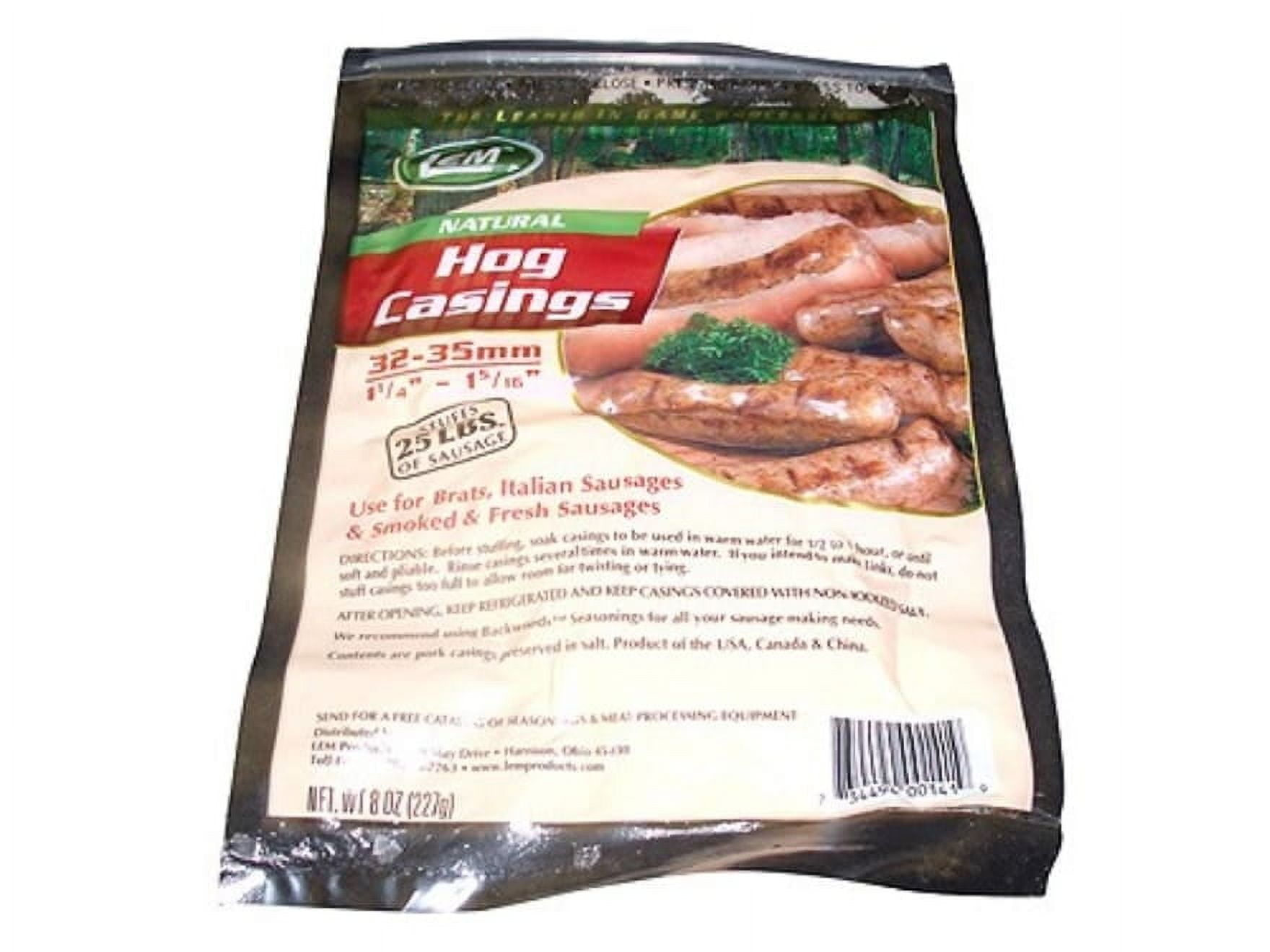 LEM Natural Hog Sausage Casing 8 oz Bag - Walmart.com