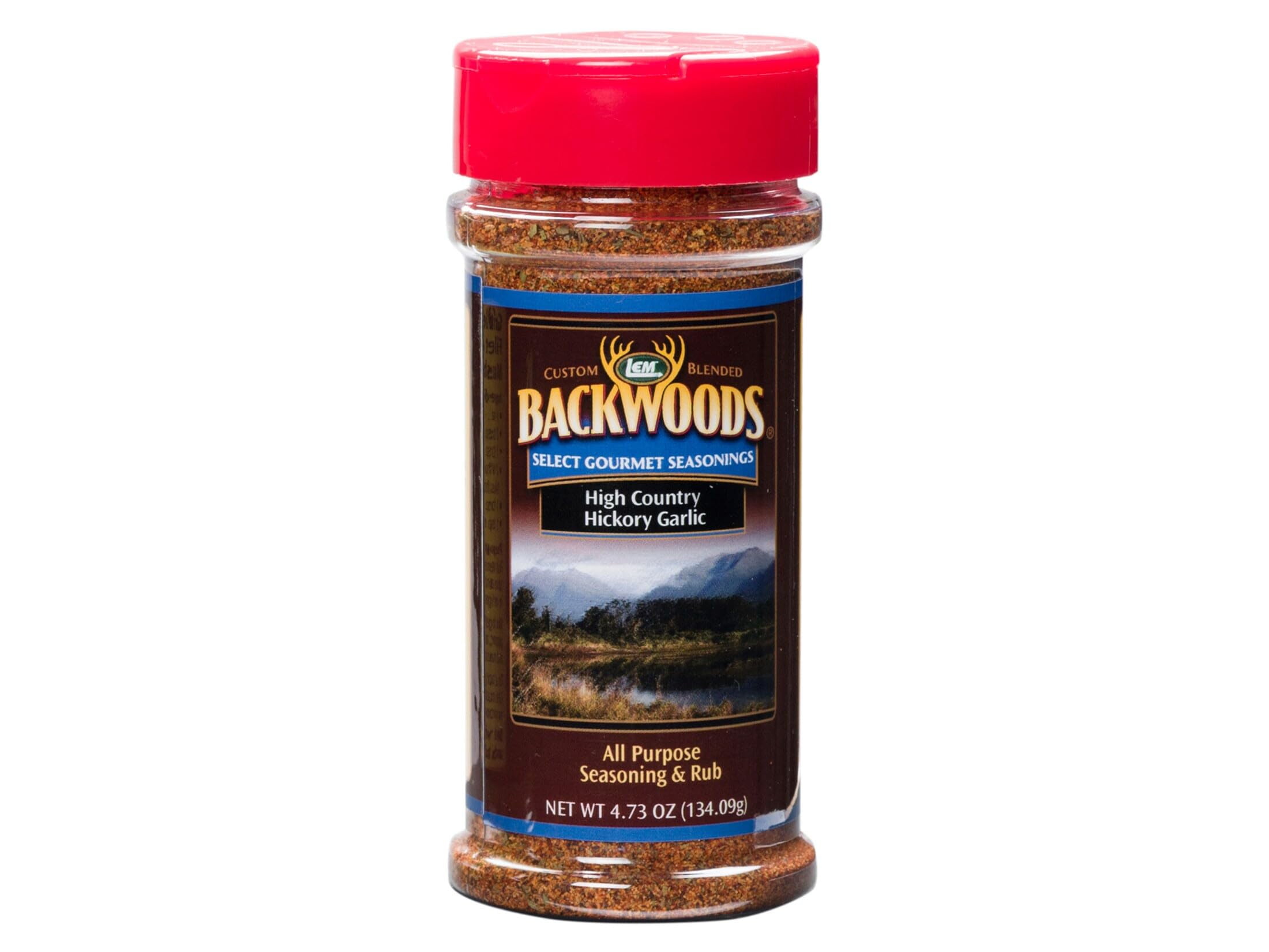 LEM Products Backwoods High TSF6 Country Hickory Garlic Rub, All ...