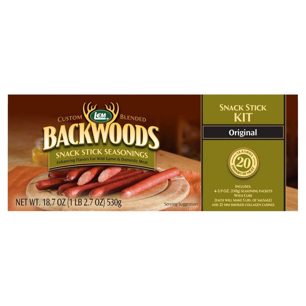 LEM Products Backwoods Original Snack Stick BSL1 Seasoning Sausage Kit ...