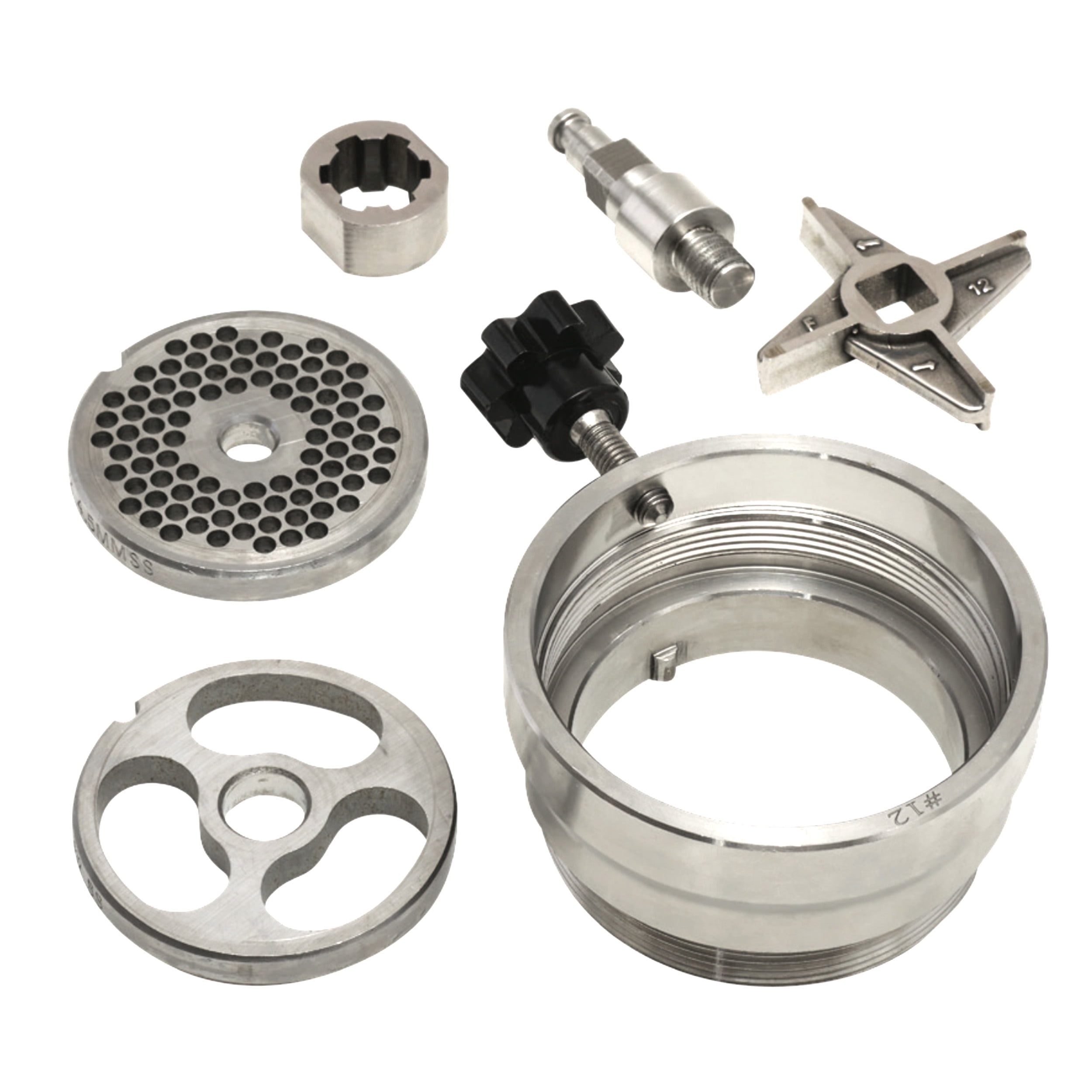 LEM Products #32 DualGrind Meat Grinder Adapter, Stainless Steel ...