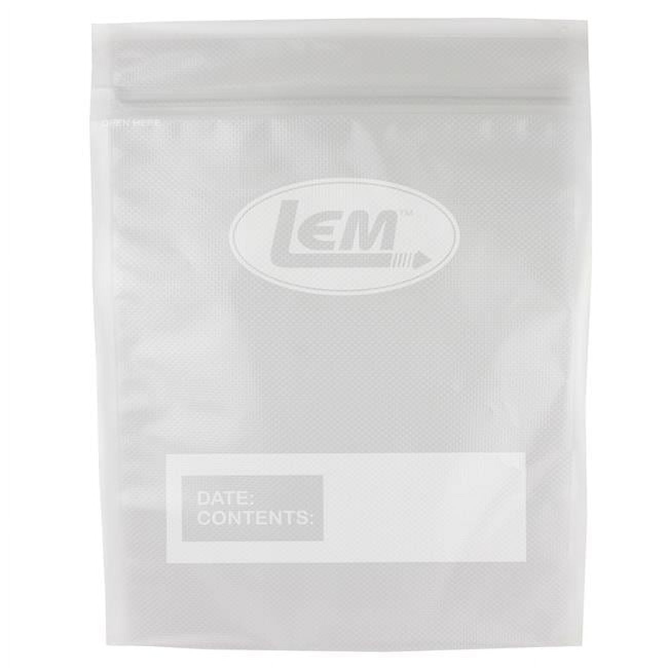 LEM Products MaxVac Gallon Vacuum Bags 11x16in, 28 Count, Clear ...