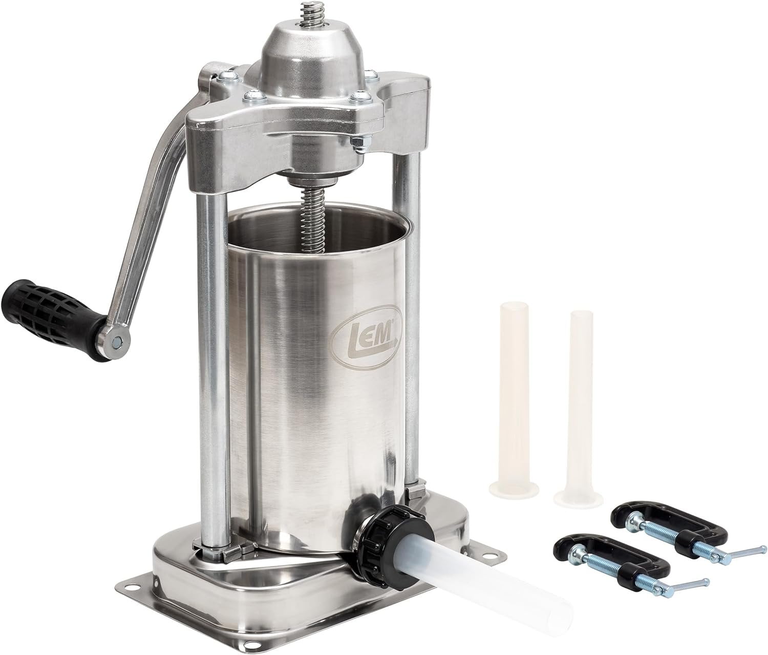 LEM Products Mighty Bite Vertical Stainless Steel 5 Pound Capacity ...