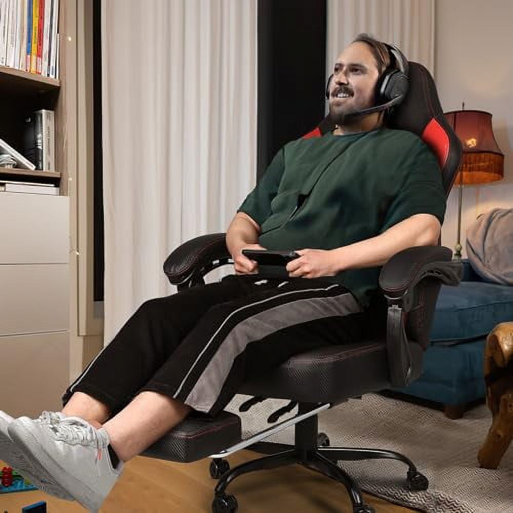 LEMBERI Big and Tall Gaming Chair 400lb Weight Capacity,Gamer Chairs ...