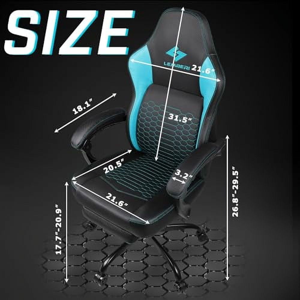 LEMBERI Big and Tall Gaming Chair 400lb Weight Capacity,Gamer Chairs ...