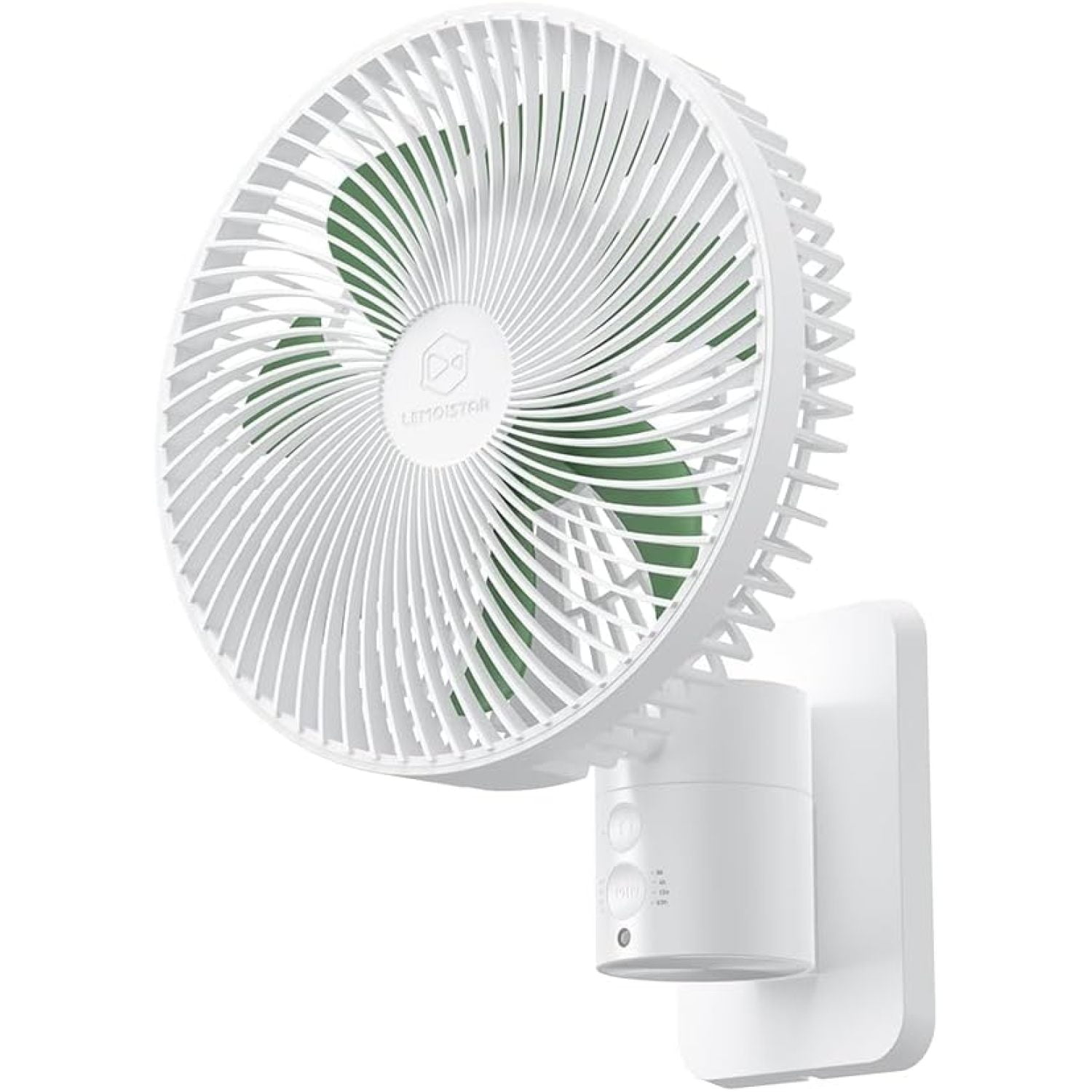 LEMOISTAR 8 Inch Small Wall Mounted Fan with Remote Control, 90 ...