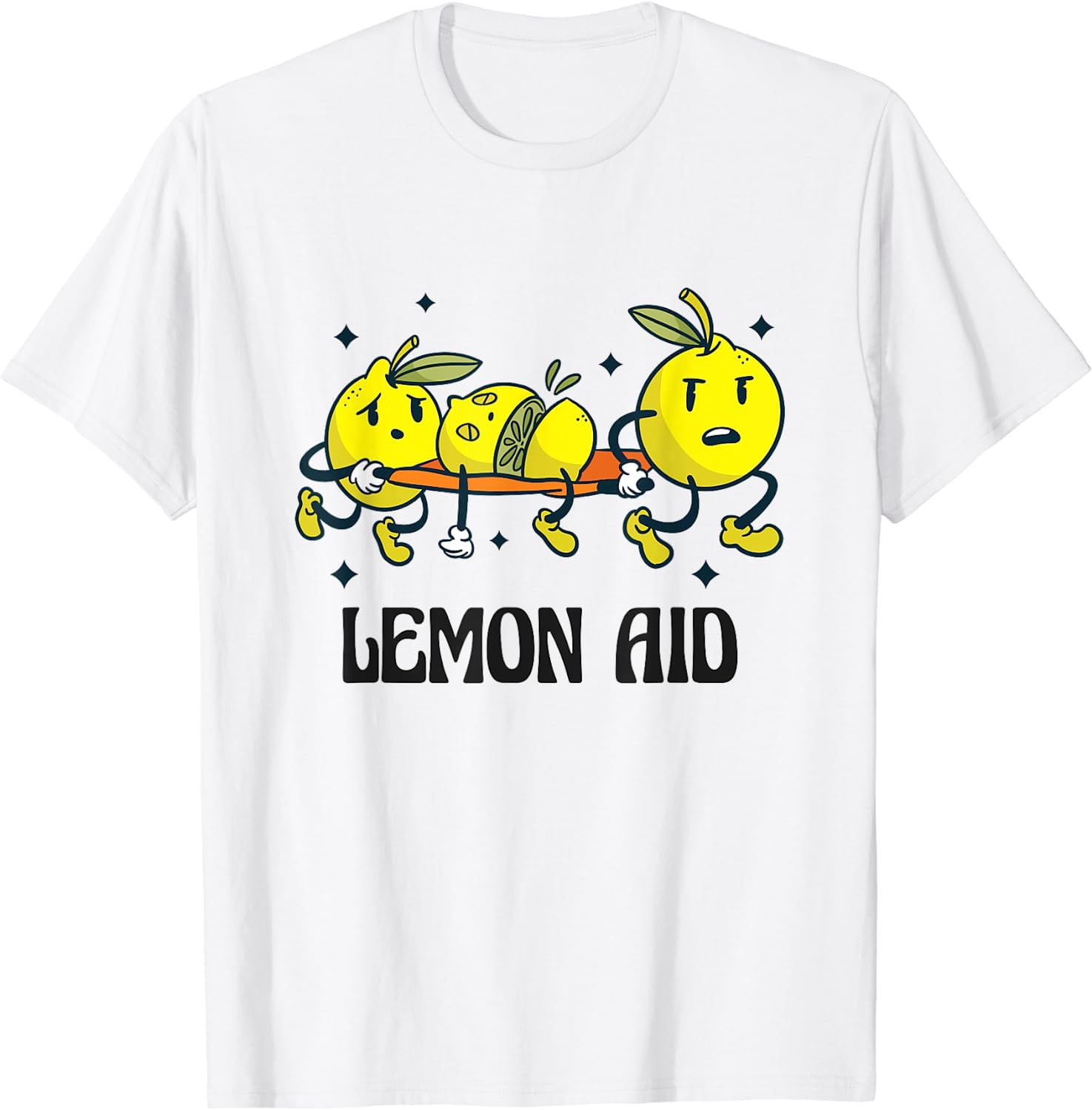 LEMON AID lover's casual white shirt Fashion men's short sleeve sports ...