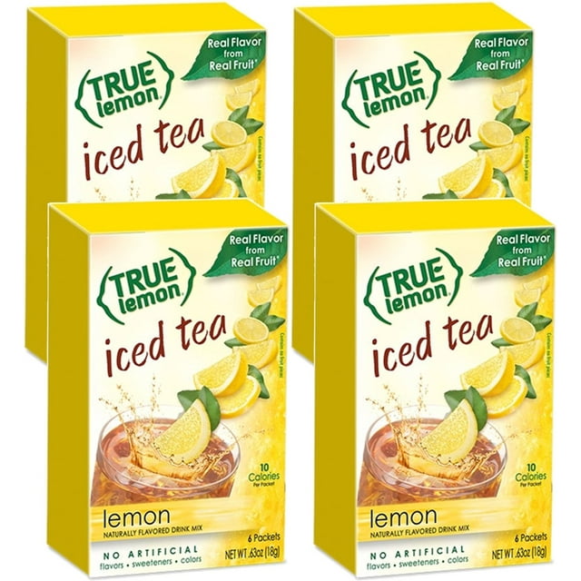 LEMON ICED TEA MIX by TRUE LEMON | Instant Powdered Drink Packets That ...