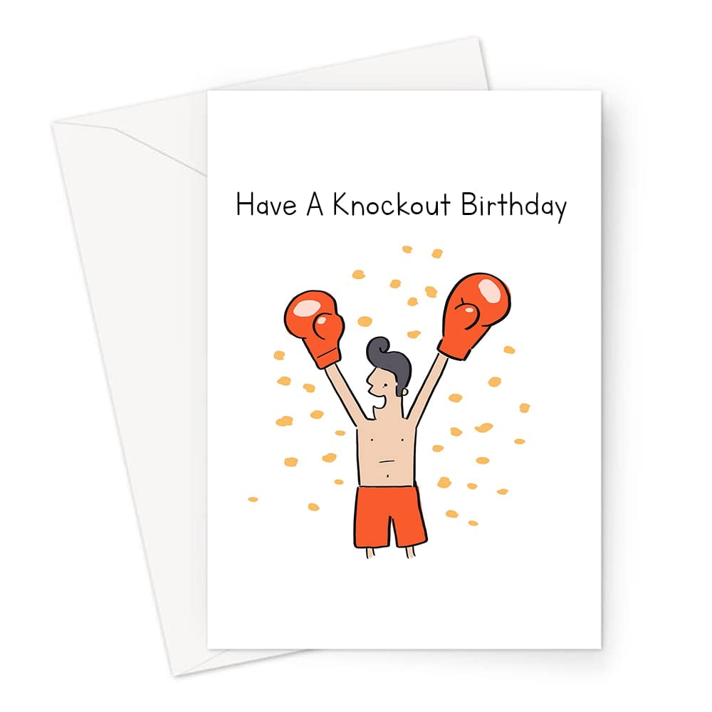 LEMON LOCO Have A Knockout Birthday Greeting Card | Boxing Joke ...