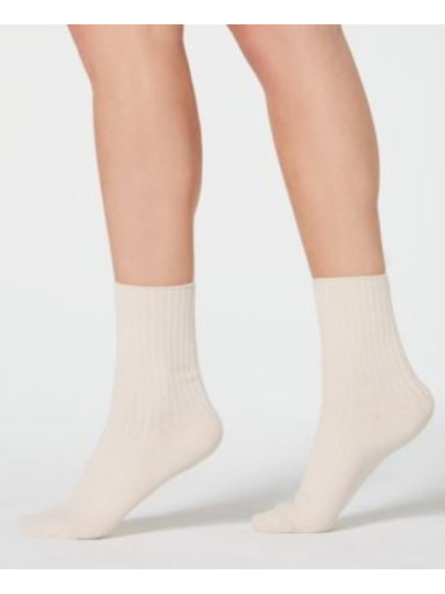 LEMON Womens Pink Solid Ribbed Casual Crew Socks - Walmart.com