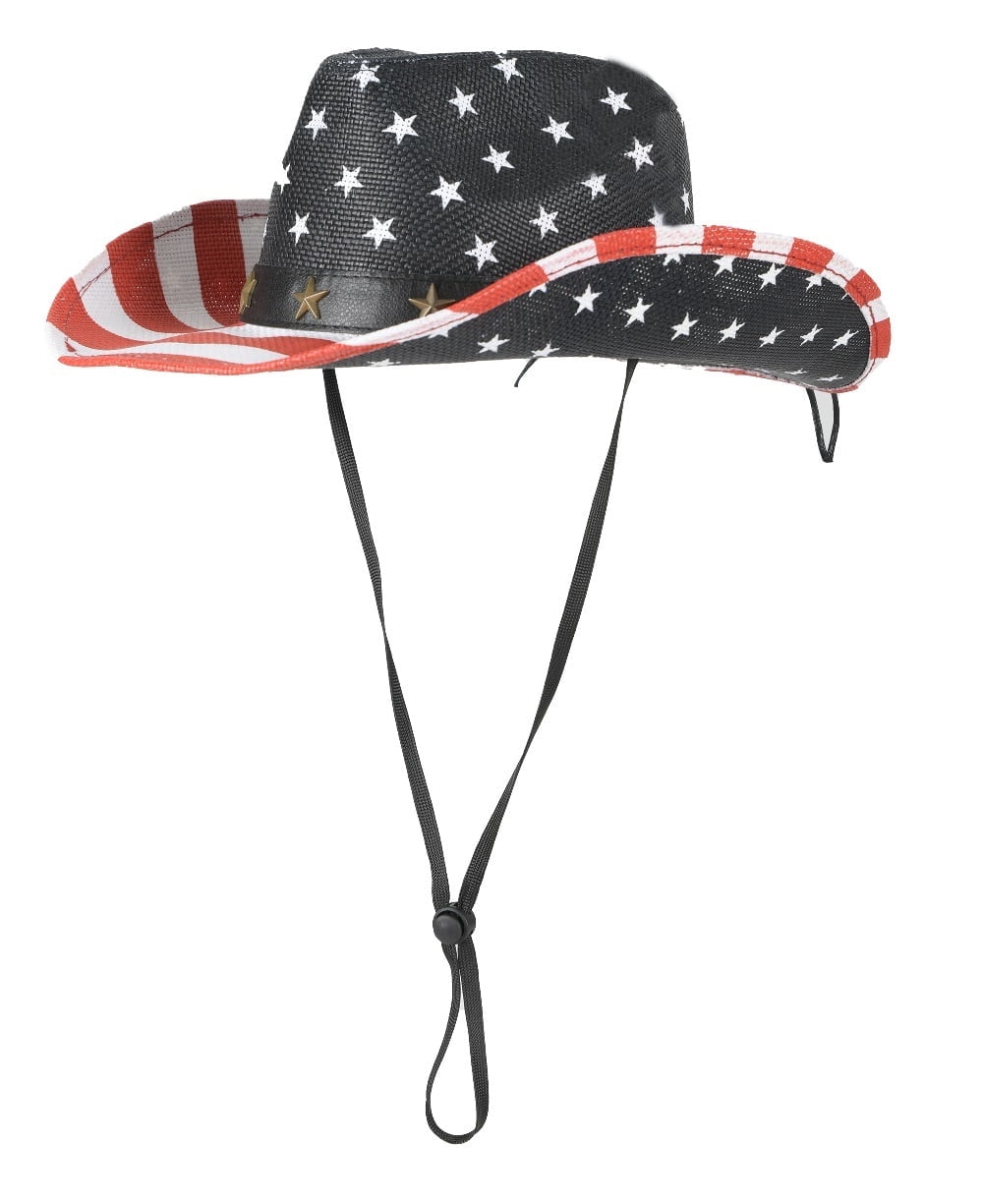 LEMONSODA American Flag Hats (American Flag Cowboy Hat) - Walmart.com