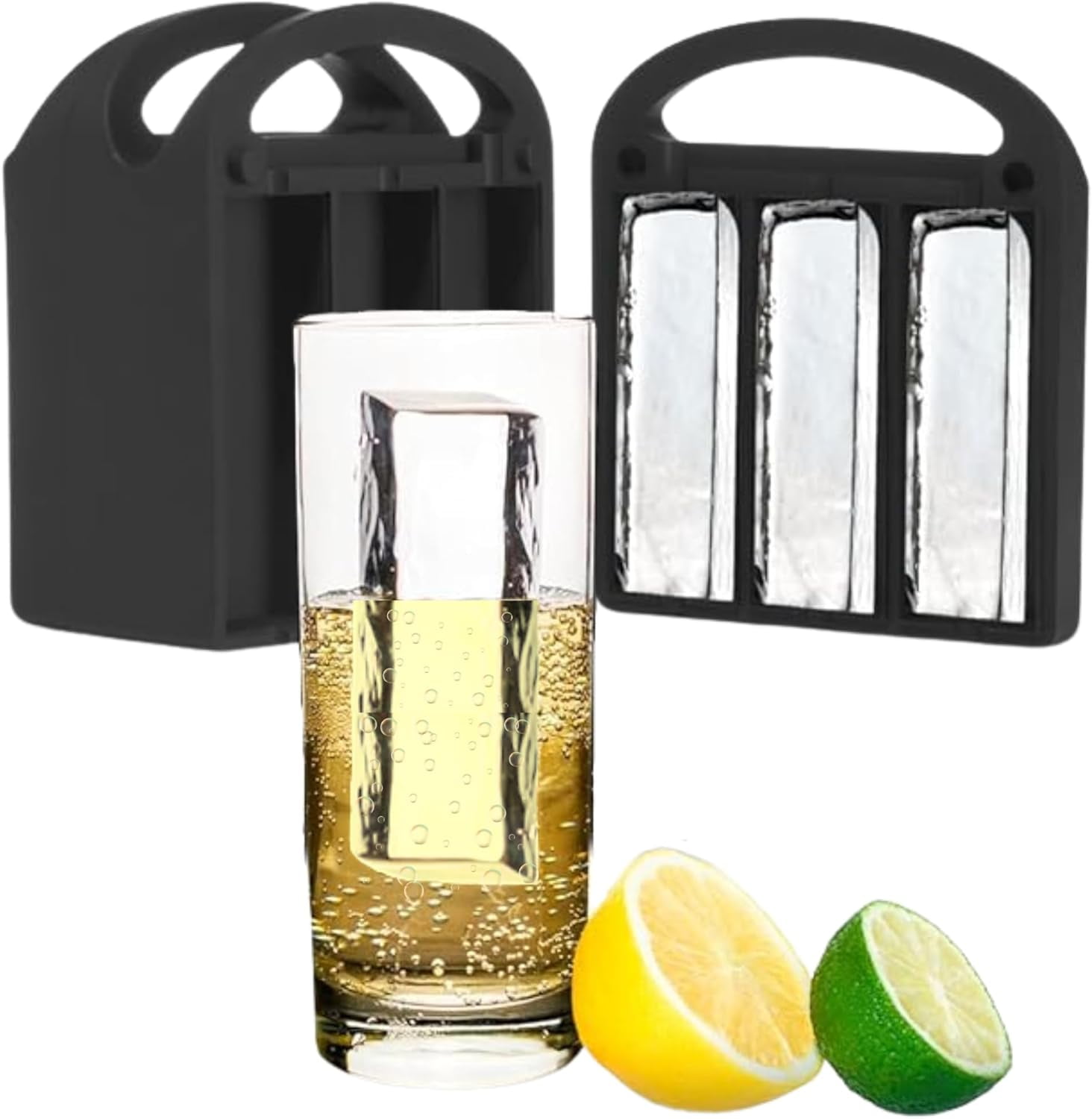 LEMONSODA Collins Ice Cubic Mold Maker - 6 Spears - 100% Clear - For ...