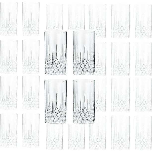 LEMONSODA Crystal Cut Tom Collins Glasses (Set of 32) [2100] - Walmart.com