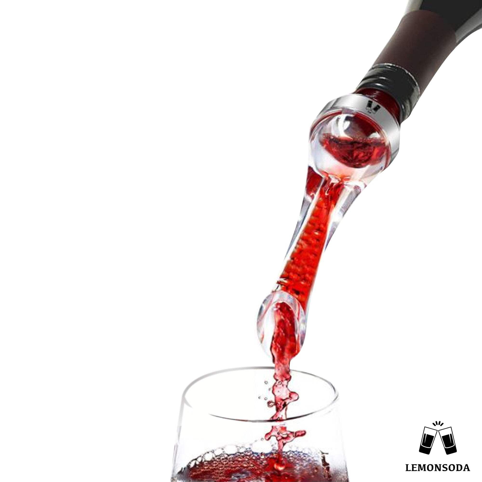 LEMONSODA Wine Aerator Pourer - Premium Wine Pourer for Red and White ...