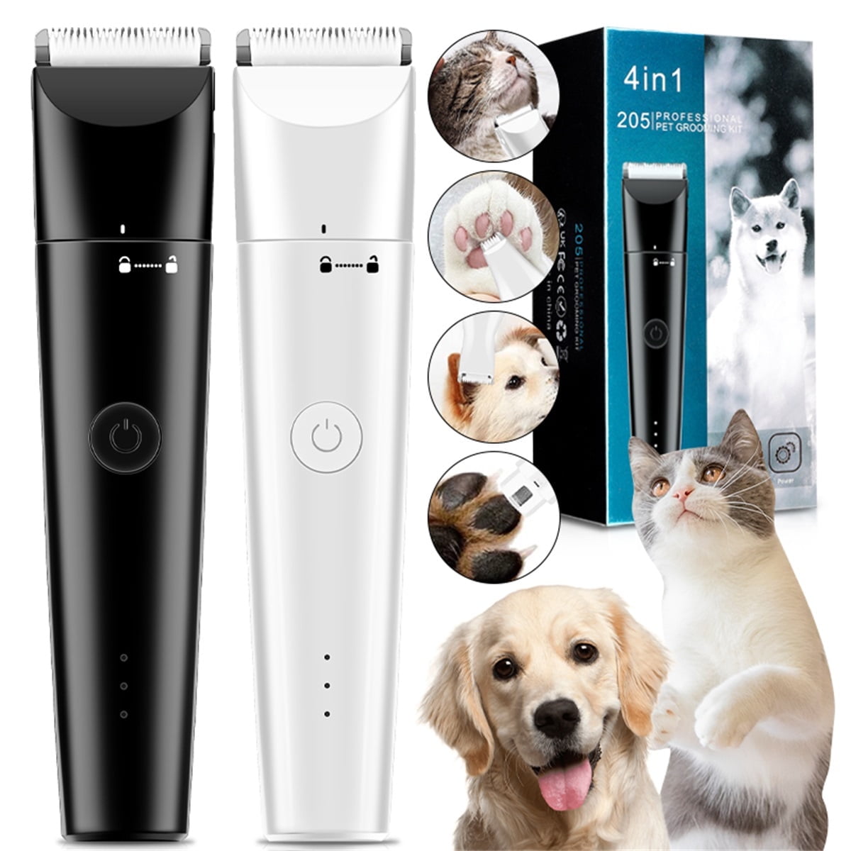 LEMULEGU Cordless, Versatile High-Speed Battery Grooming Clippers for ...