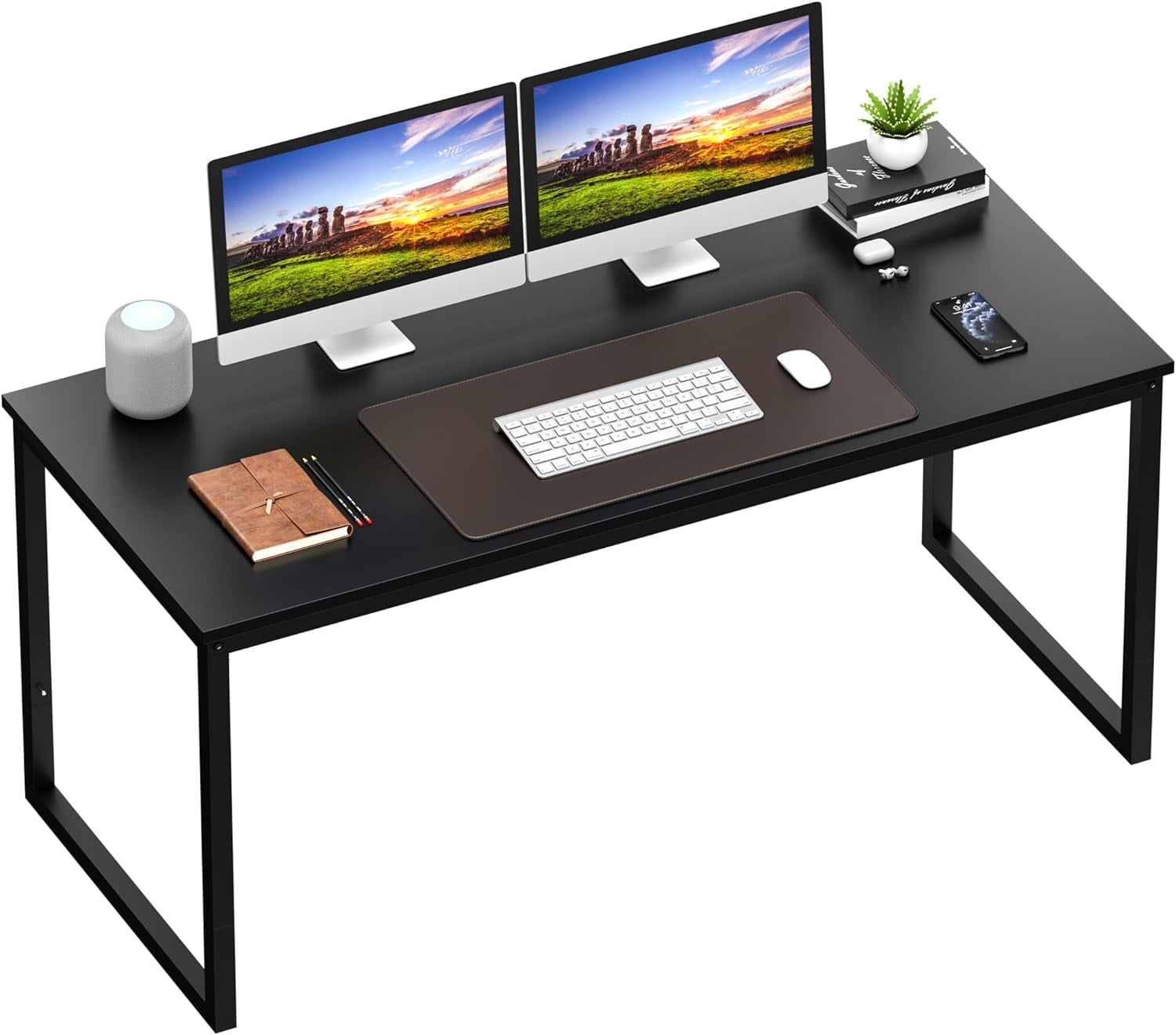 LEMY Computer Desk, Sturdy Office Table, Modern Simple Style ...
