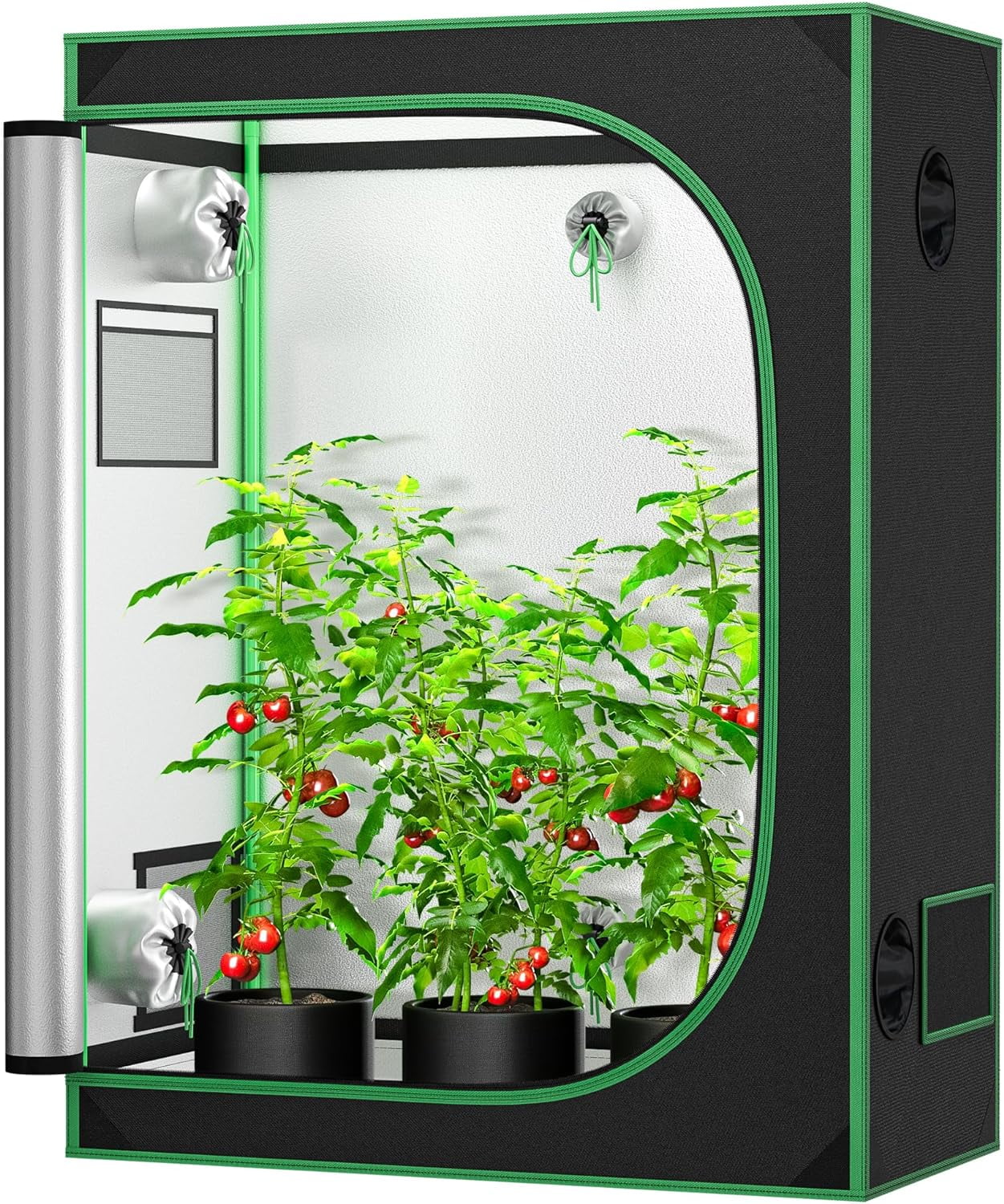 LEMY Grow Tent, High Reflective Mylar Garden Growing Dark Room with ...