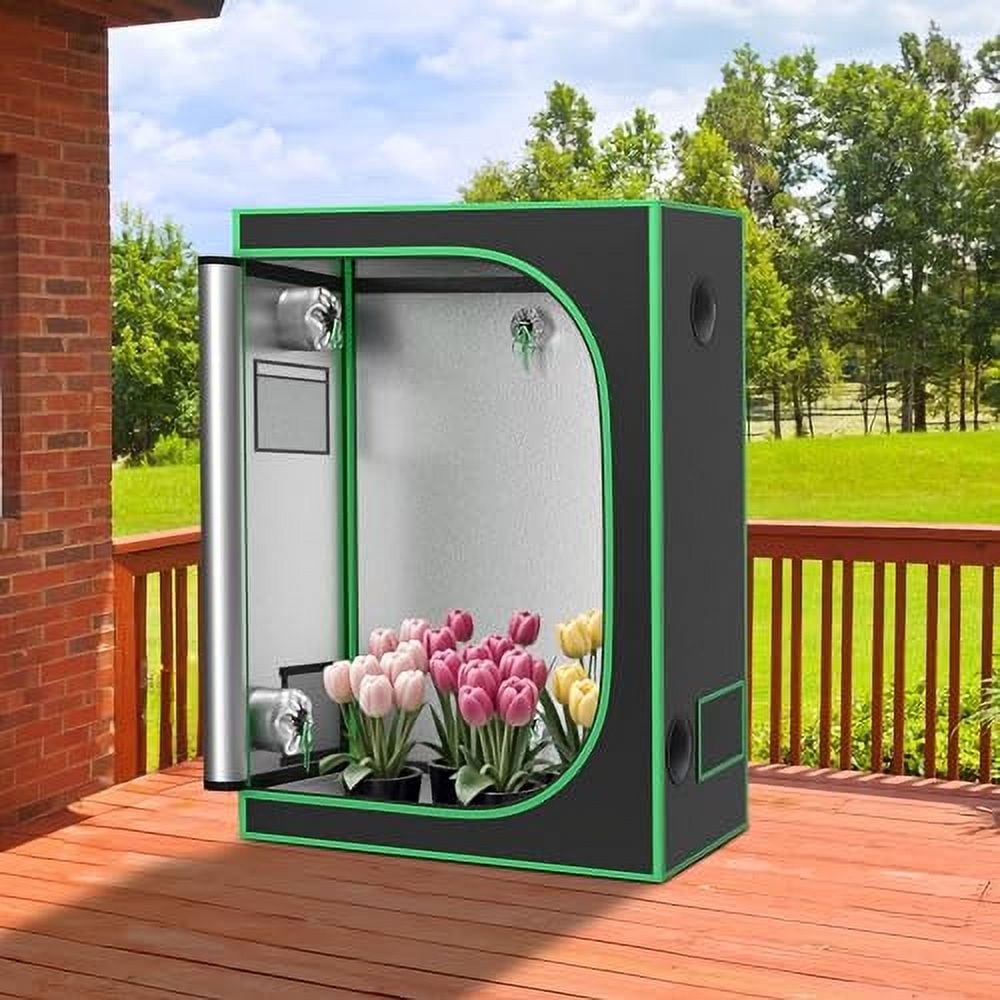 LEMY Grow Tent, High Reflective Mylar Garden Growing Dark Room with ...