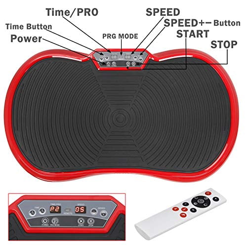 LEMY Vibration Plate Exercise Machine, Full Body Shaker with Bluetooth ...