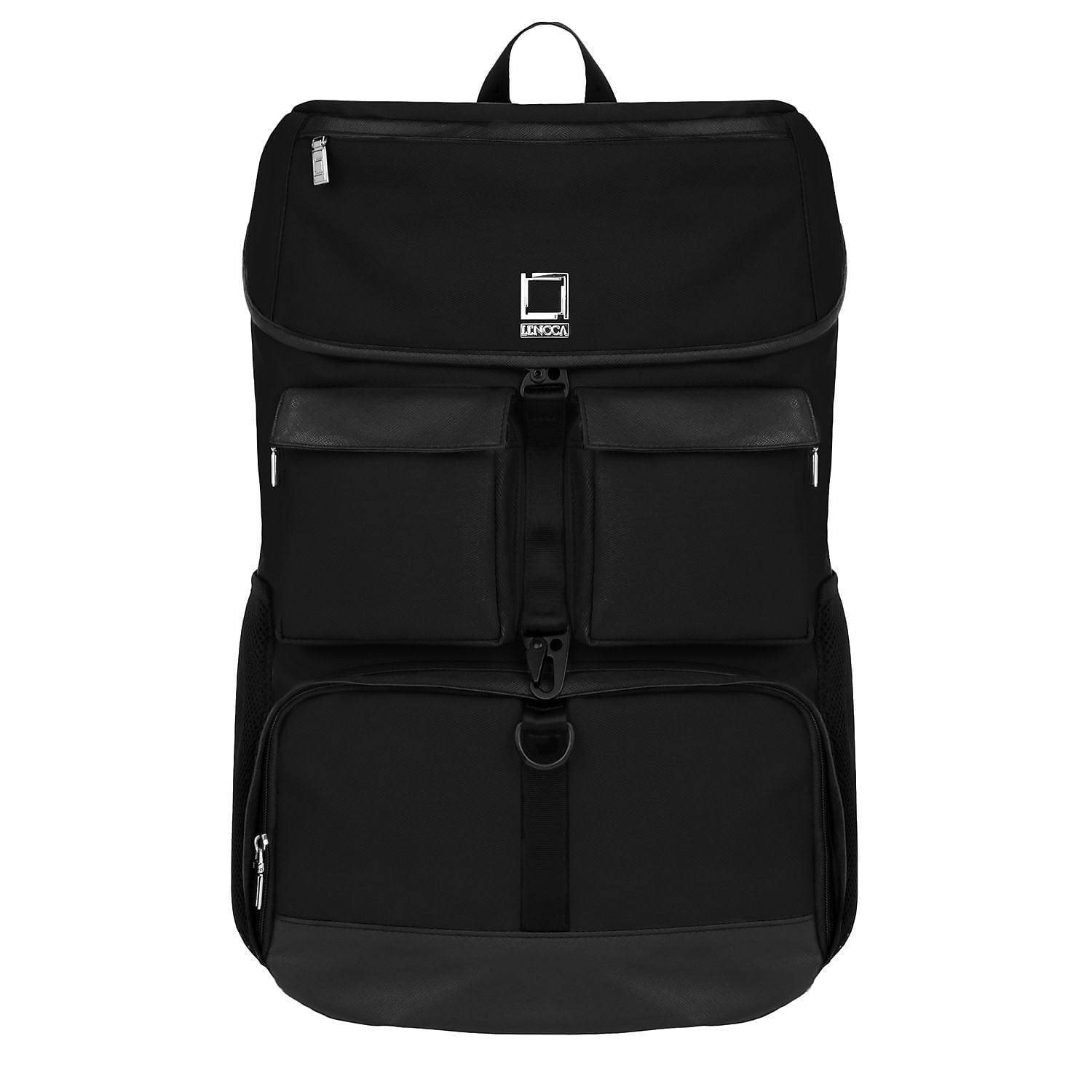 LENCCA Logan Professional Travel Twill Laptop / Camera Hybrid Backpack ...