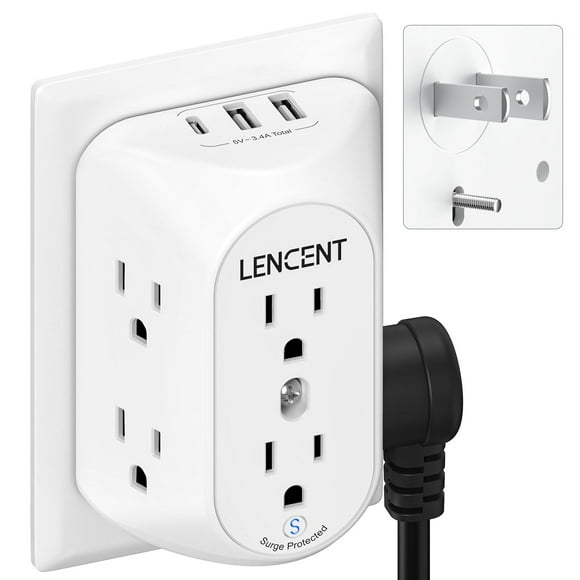Wall Mount Power Outlet Strip