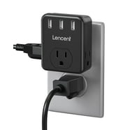 Presto Plug Portable Power Adaptor, Electric Outlet Extender with 2 USB ...