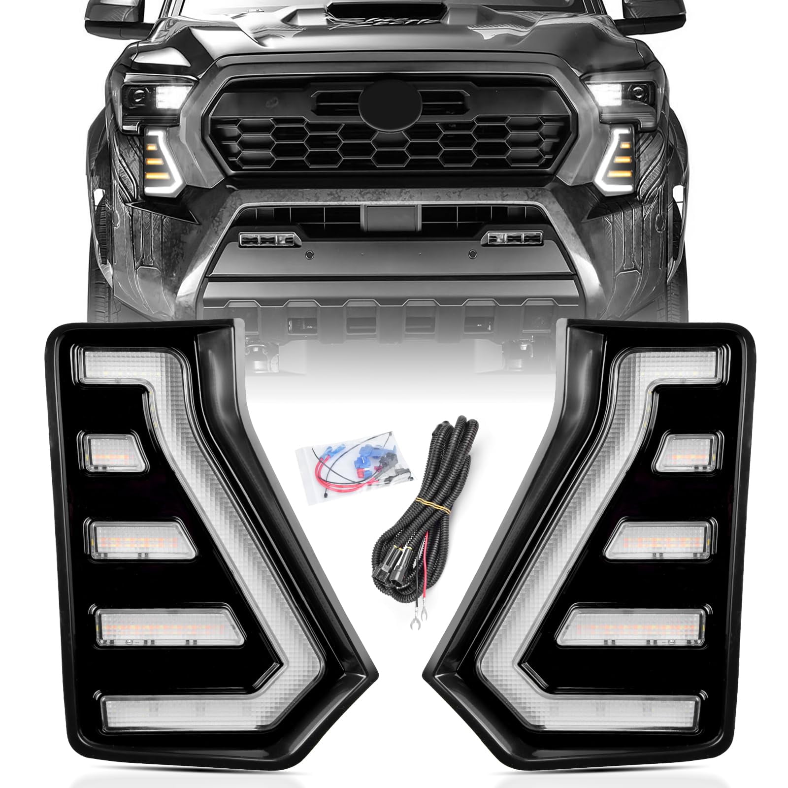 LENJIEMT LED Daytime Running SSF20 Lights White DRL Compatible with ...