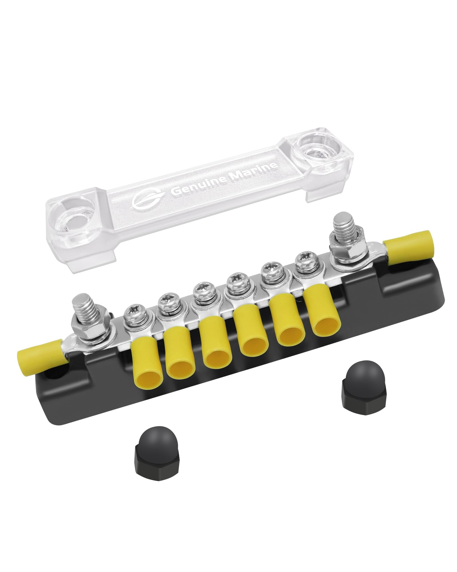 LENKRAD Power Distribution Block Bus Bar Pair with Cover, 150A Bus Bar ...