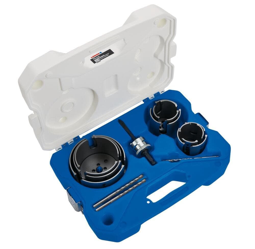 LENOX Tools Hole Saw Kit, Carbide Set, 11-Piece (LXAH411SET) - Walmart.com